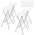 4pcs 24 Inch Tall Folding Bar Stool with Safety Lock - Walmart.com