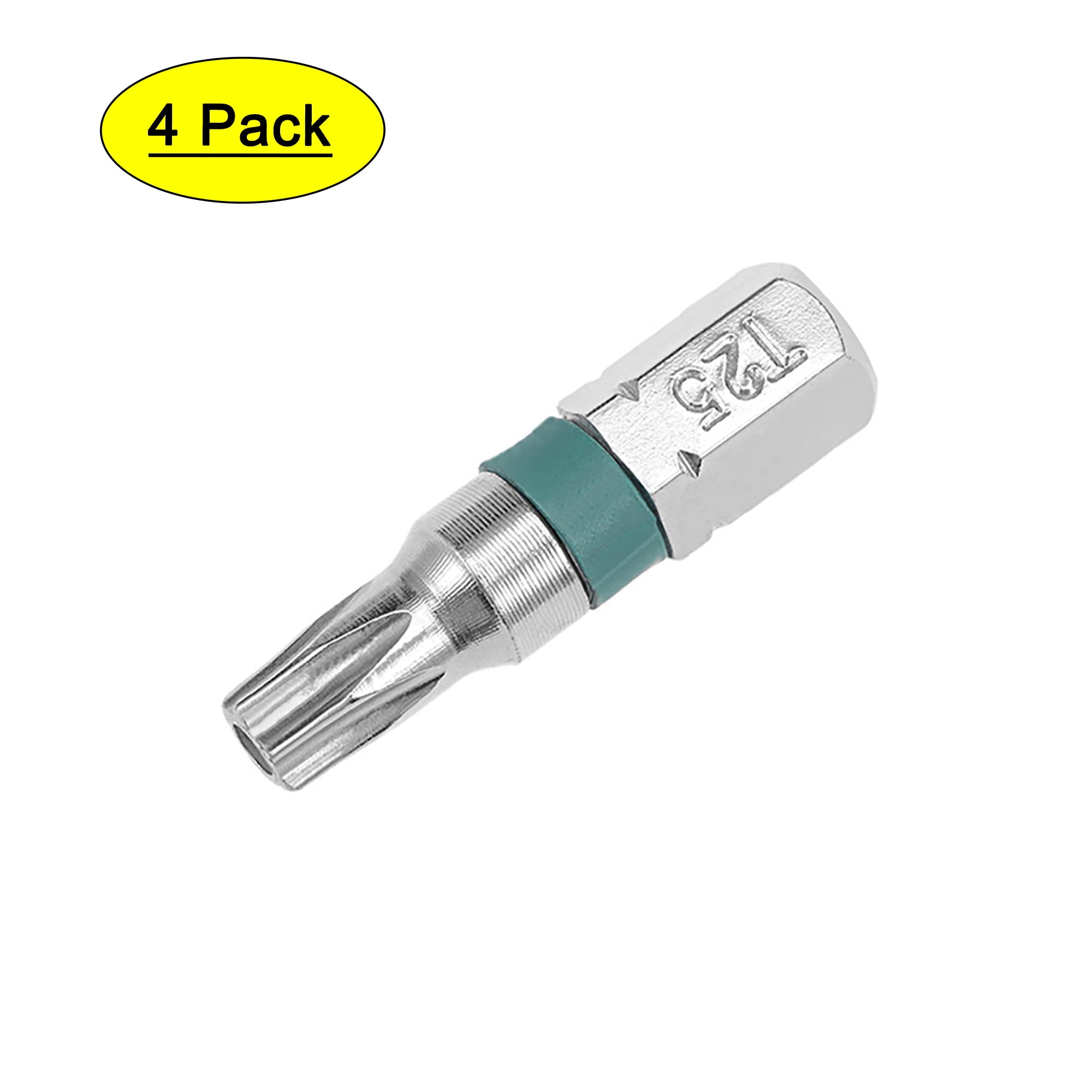Uxcell 1/4" Hex Shank 1" Length T25 S2 Steel Security Torx Screwdriver ...