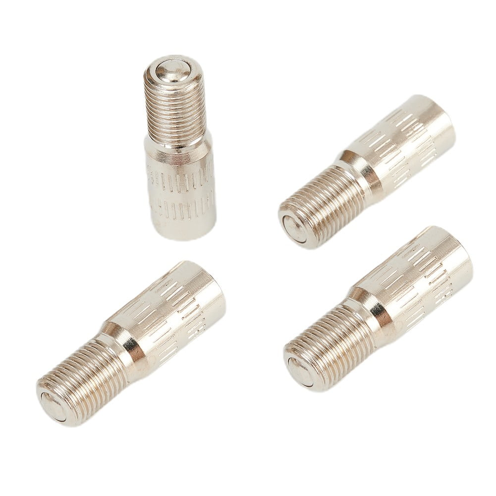 4pcs 25mm Chrome Tyre Wheel Valve Stem Cap Extension Extender For Car ...