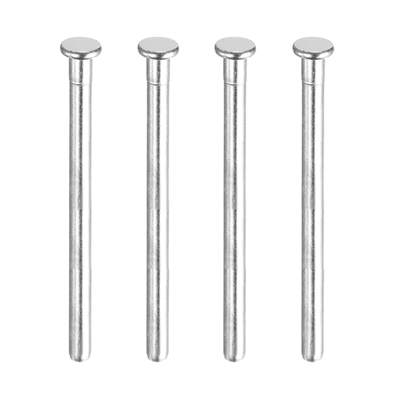Uxcell 4Pcs 3.5 inch Door Hinge Pins, Removable Brushed Door Hinge for ...
