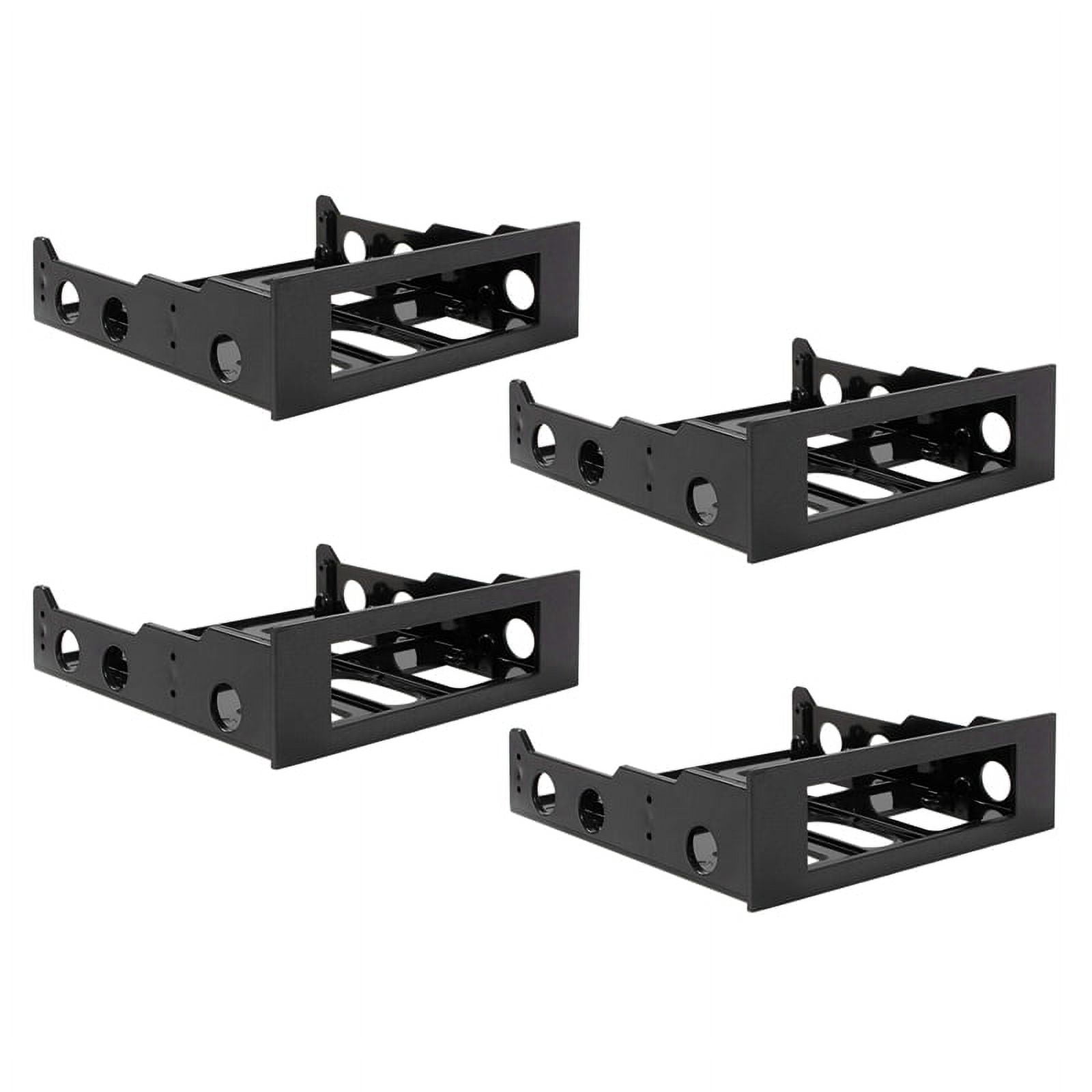4pcs 3.5 to 5.25 Hard Drive Drive Bay Front Bay Bracket Adapter,Mount 3 ...