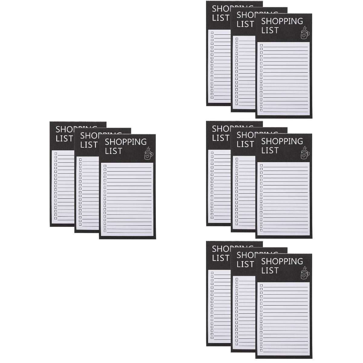 4pcs 3 Books Memo Pad Fridge Magnetic Notepad To-Do-List Notepad Fridge ...