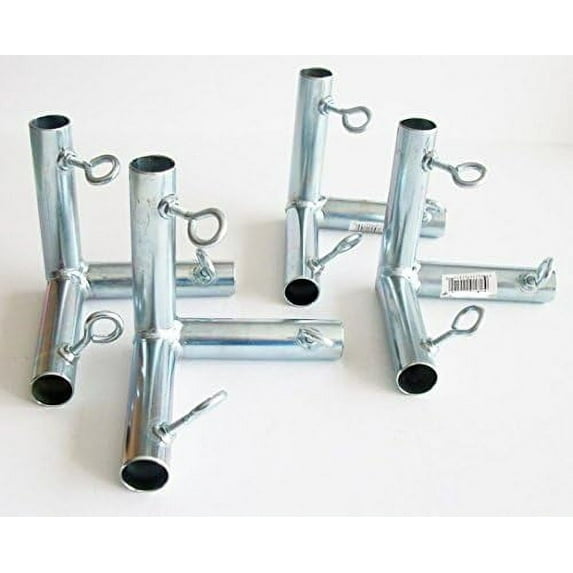 4pcs 3 Way 1 3/8" Flat Corner Canopy Fitting Batting Cage Fitting (FVF3 ...