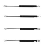 4pcs 320mm 400N Flap Spring Flap Fitting Gas Spring Gas Pressure Valves ...