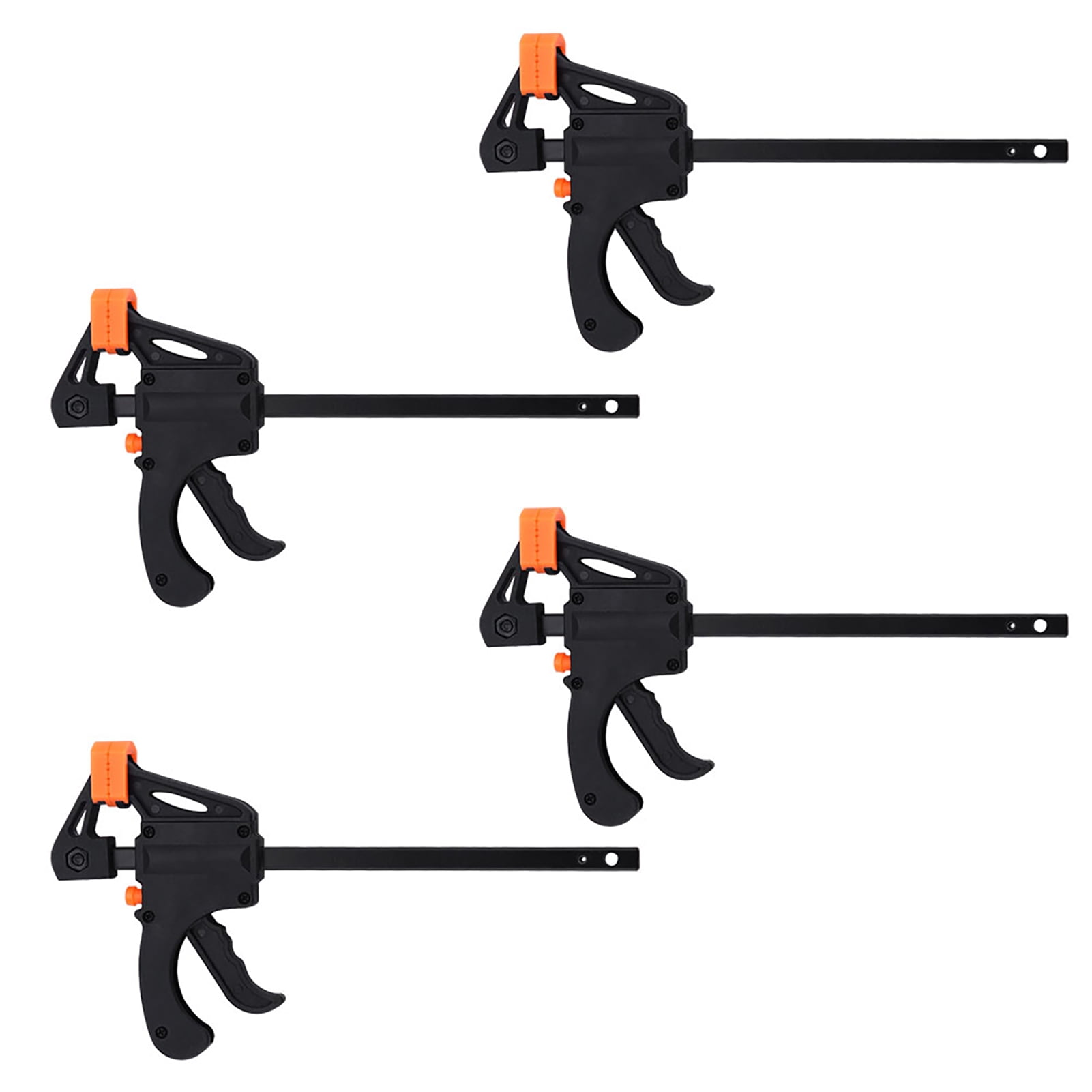 4pcs 4inch Bar F Clamps Clip Grip Quick Ratchet Release Woodworking DIY ...