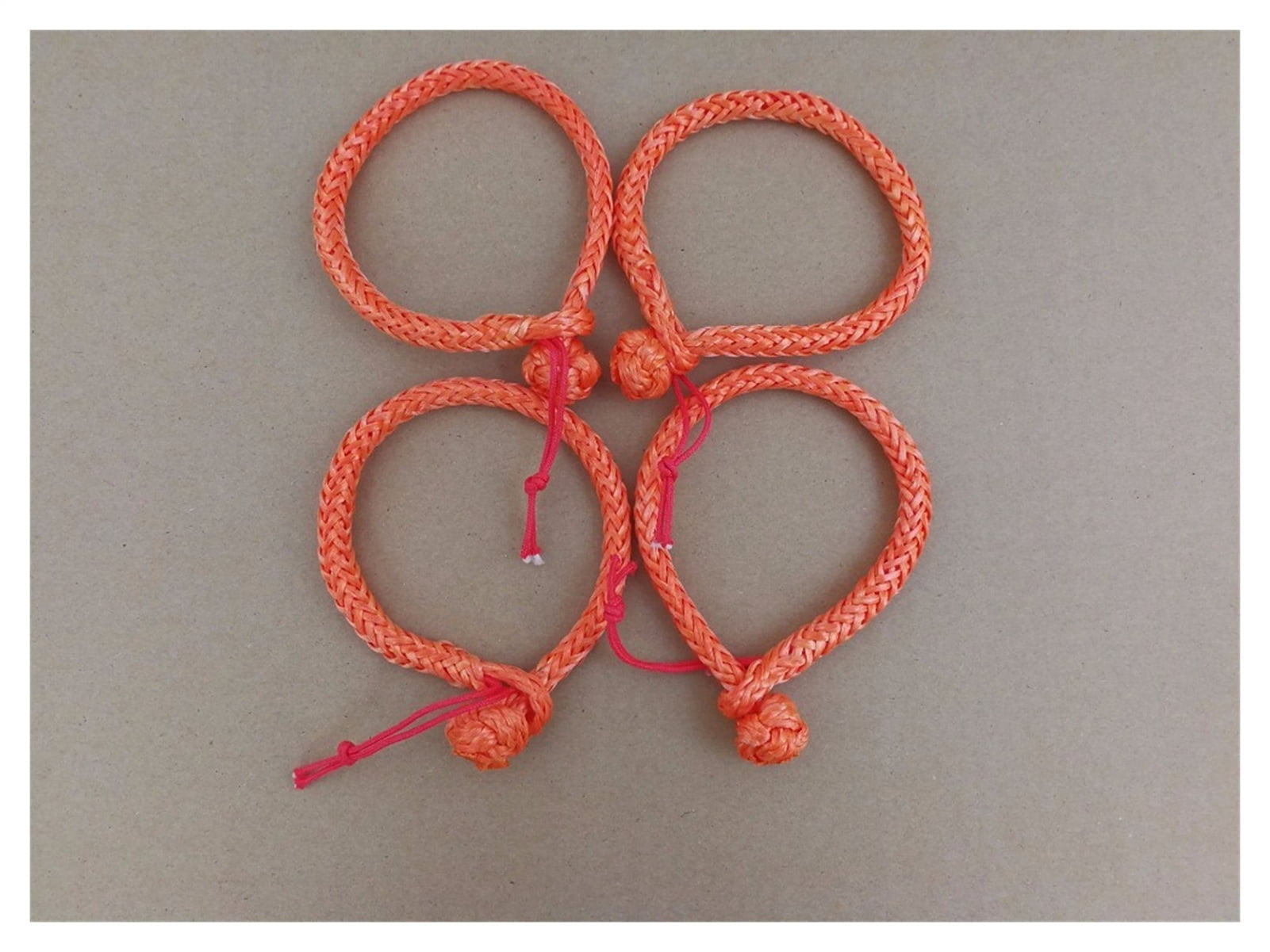 4pcs 4mm*90mm Orange Soft Shackles,UHMWPE Shackle For Yacht,Sailing ...