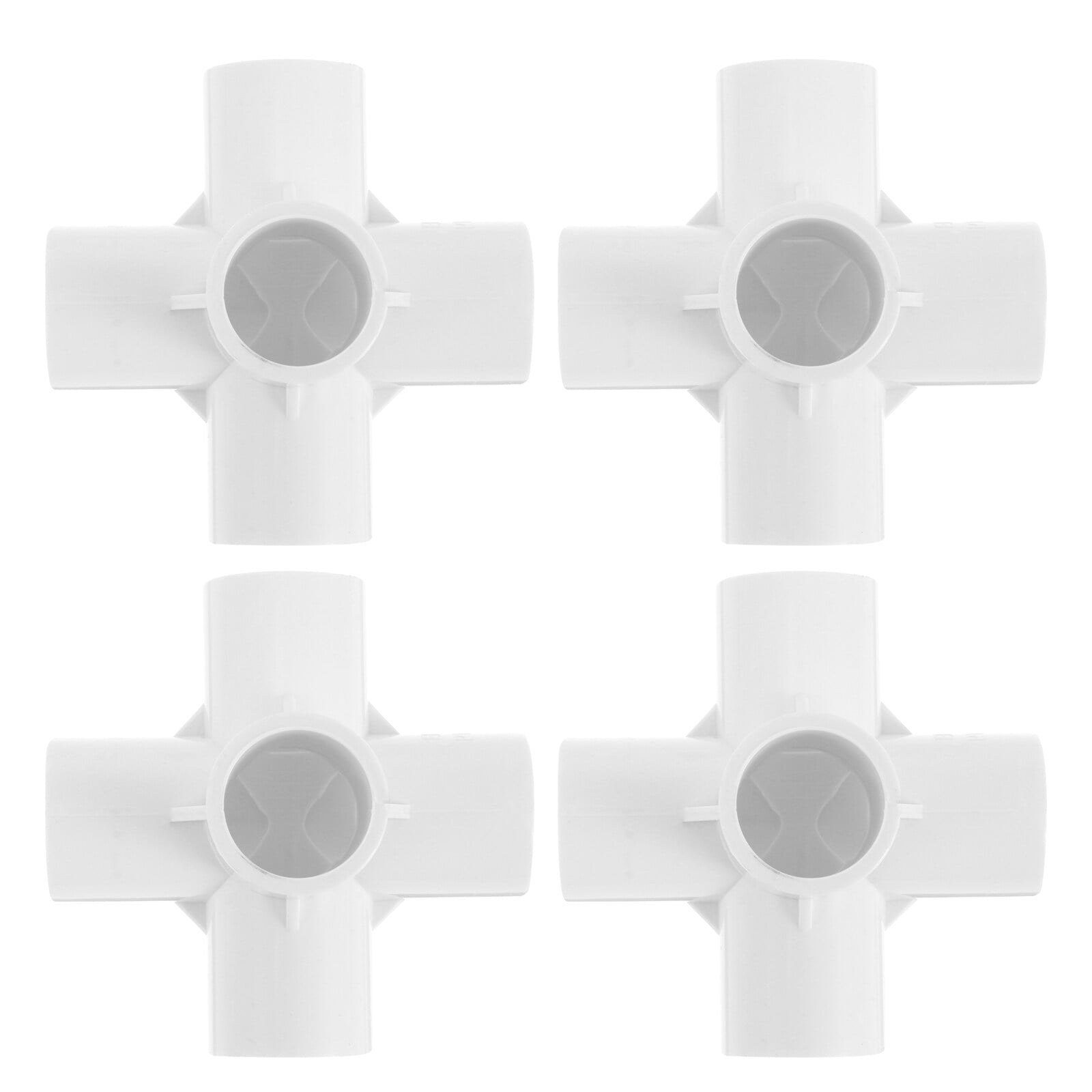 4pcs 5-way Joint PVC Links Fitting Water Pipe Connector Water Hose ...