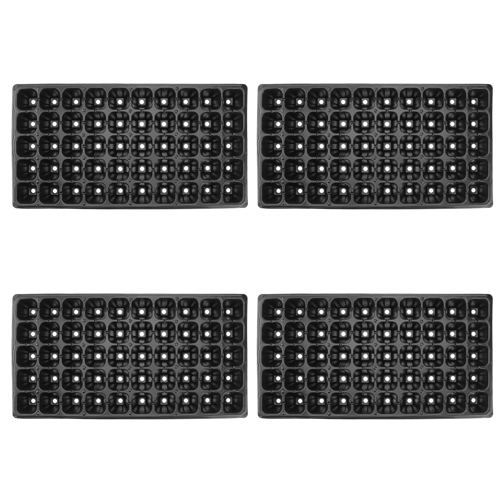 WRITWAA Nursery Trays Growing Trays No Holes Nursery Plates Plastic ...