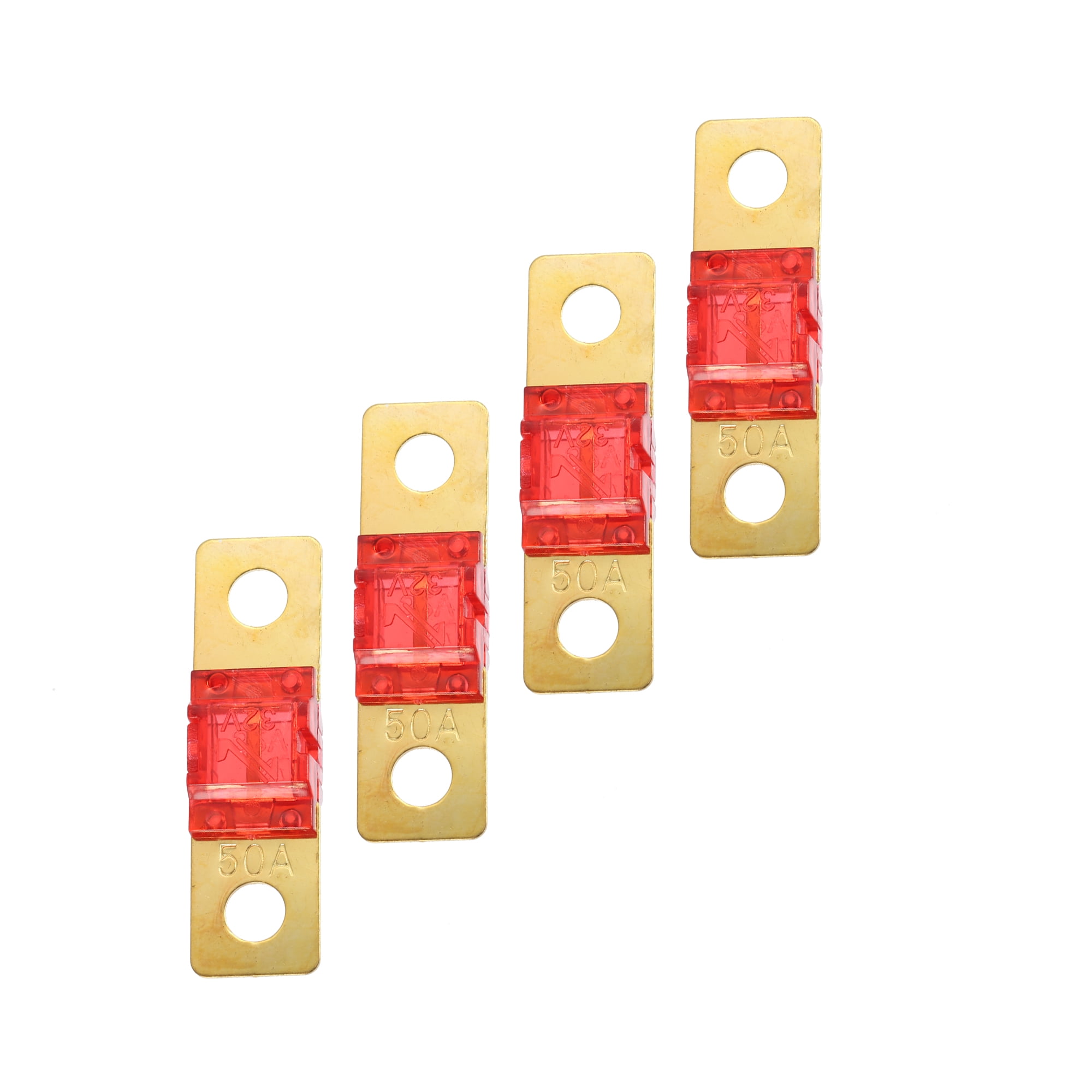 4pcs 50AMP 32V Bolt on AMI Fuse for Automotive Marine Audio Video ...
