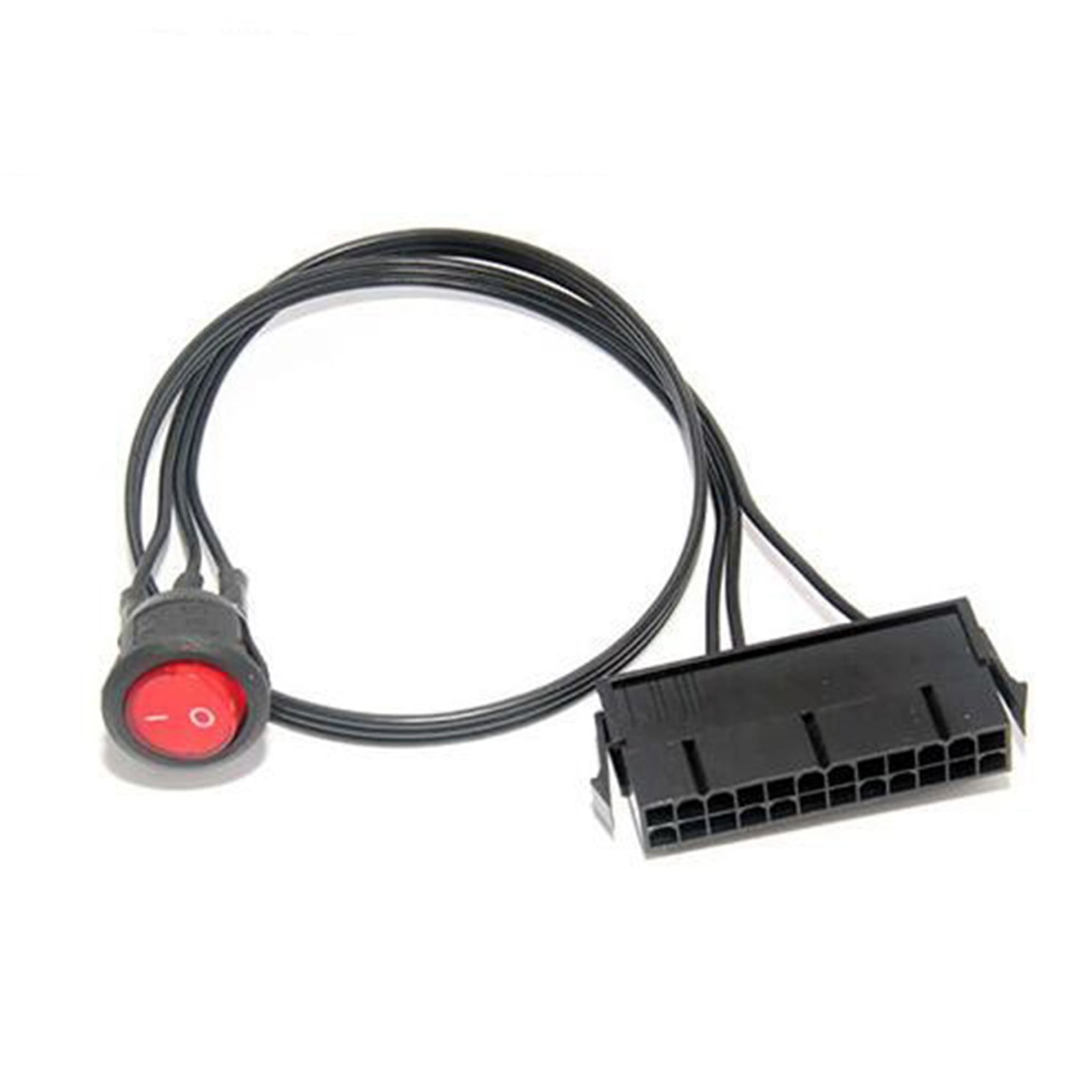 4pcs 50cm Cable Copper Tin Wire 24-Pin Female ATX PSU PC Power Supply ...