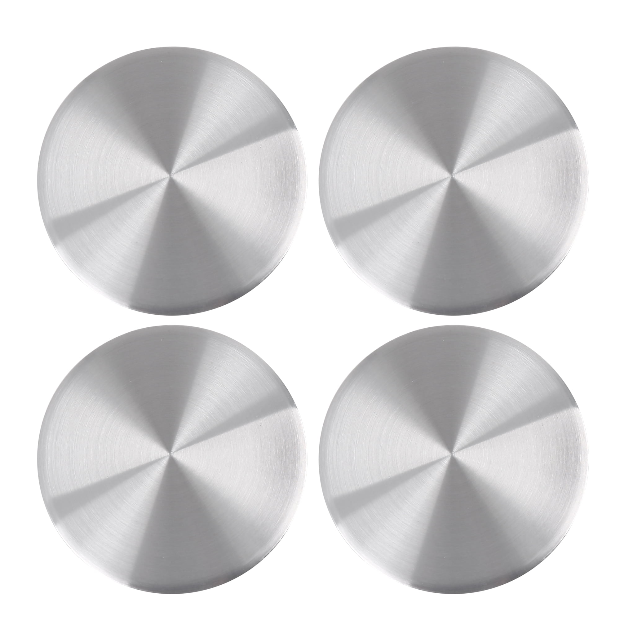 4pcs 50mm Silver Tone Car Wheel Center Hub Cap Emblem Decal Sticker ...