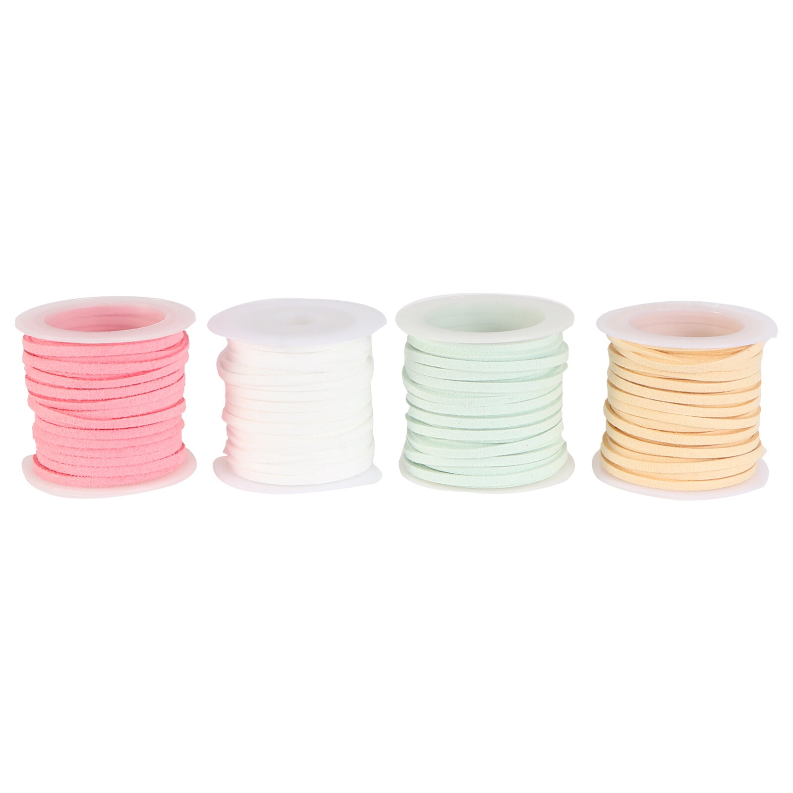 4pcs 5Meters DIY Artificial Strap String Leather Lace Beading Thread ...