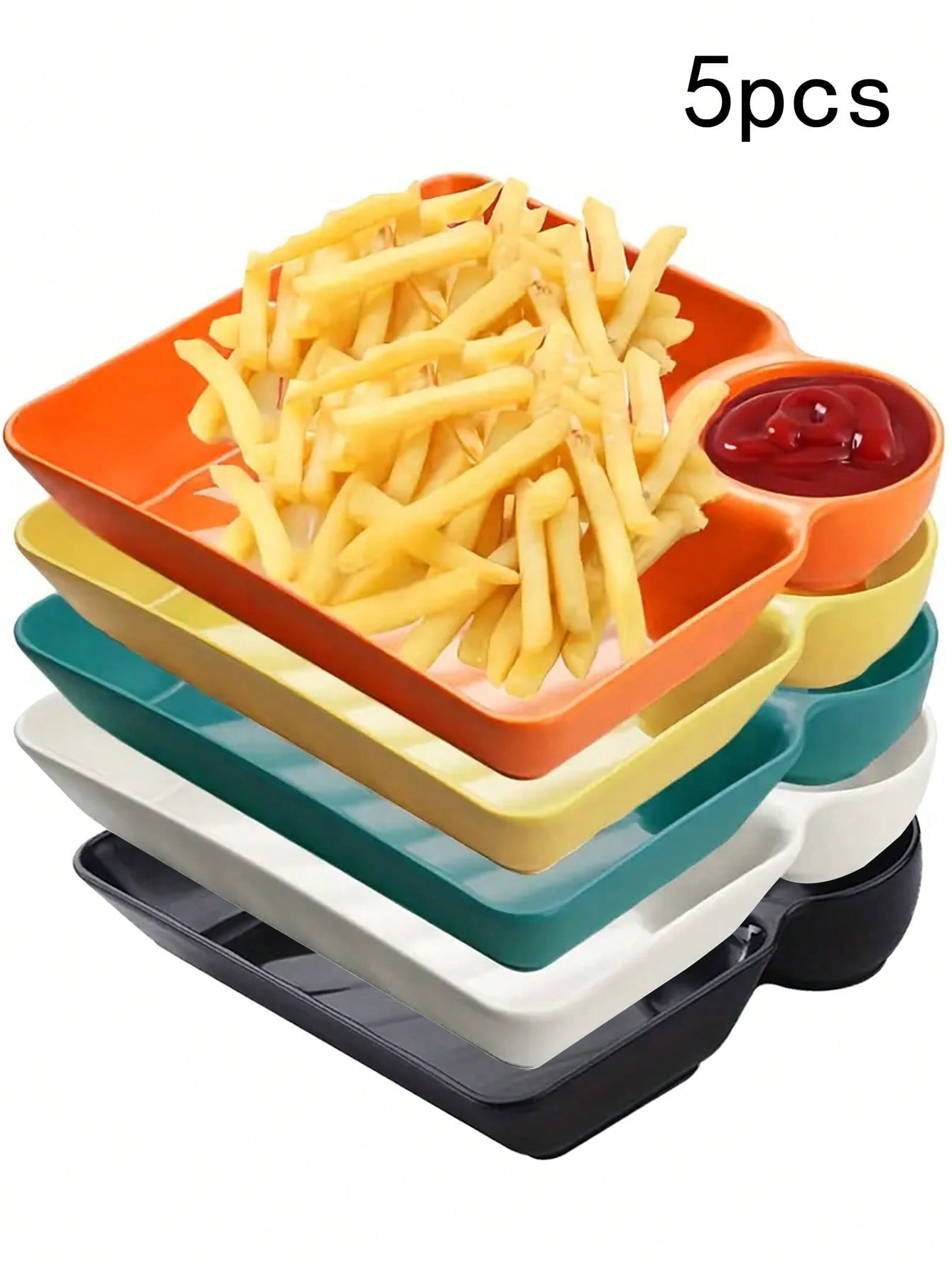 4pcs/5pcs Plastic Dipping Sauce Dish For Dumplings,Kitchen,Christmas ...