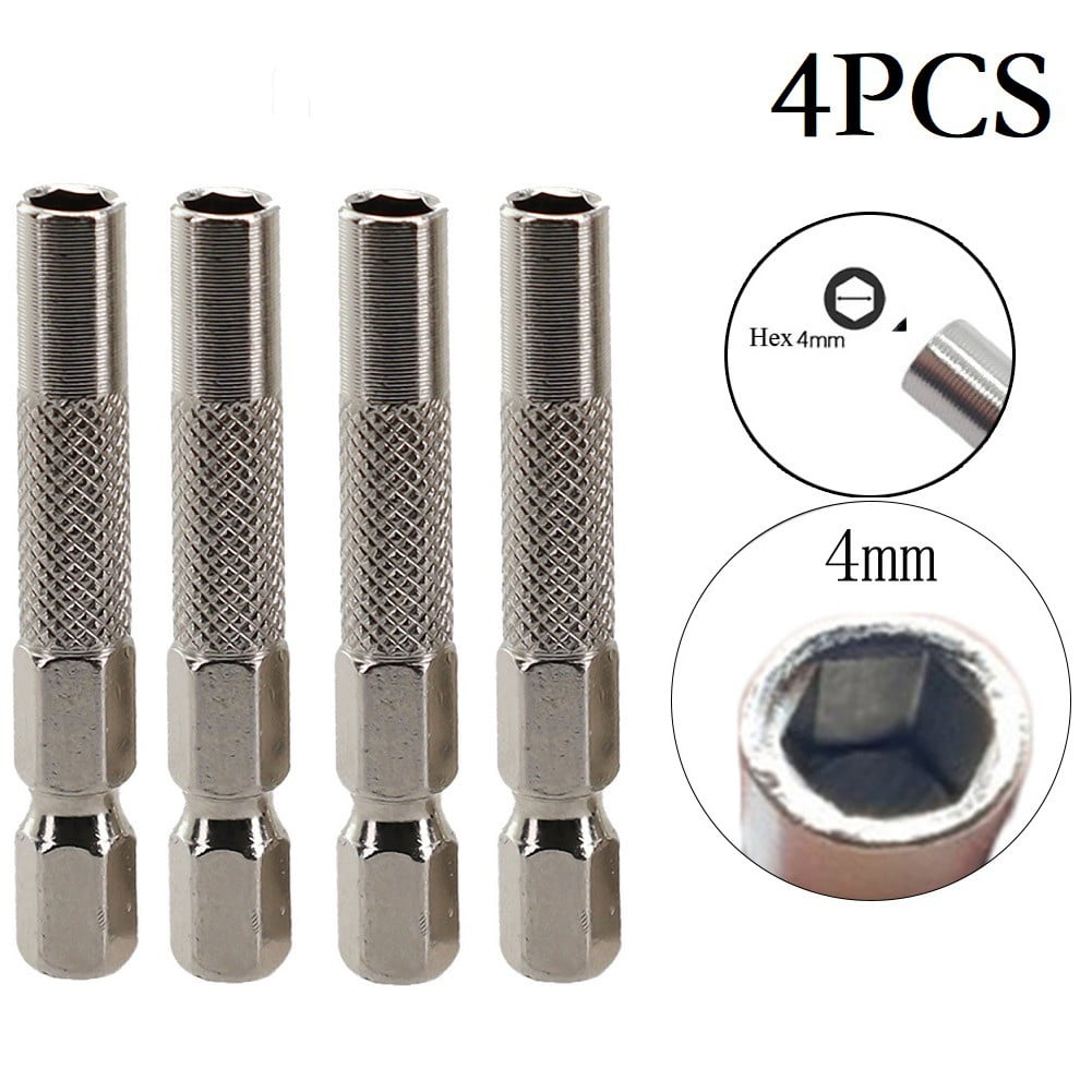 4pcs 6.35mm 1/4inch Hex Insert Bit Adapter Electric Screwdriver ...