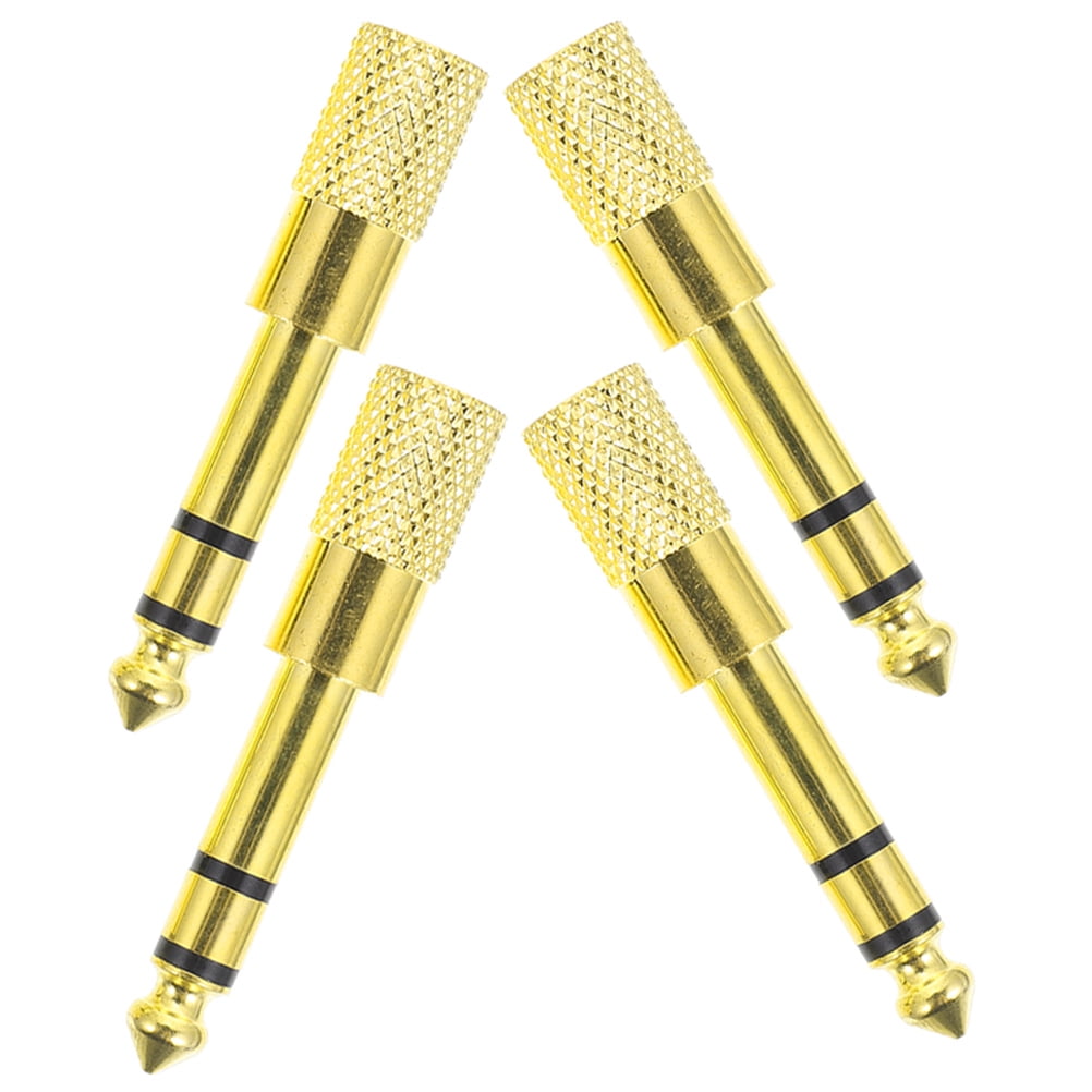 4pcs 6.5mm Male to 3.5mm Female Audio Adapter for Speaker Headphone ...