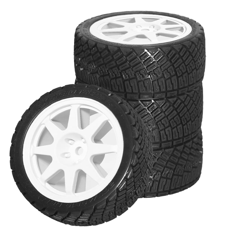 4pcs 68mm 1/10 RC Racing Car Tires on Road Touring Drift Car Tyre Wheel ...