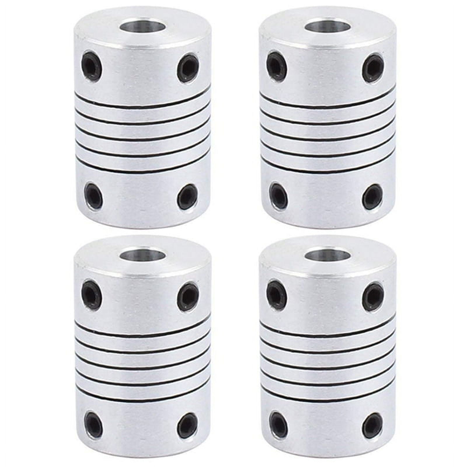 4pcs 6mm to 8mm Shaft Coupling 25mm Length 18mm Diameter Stepper Motor ...