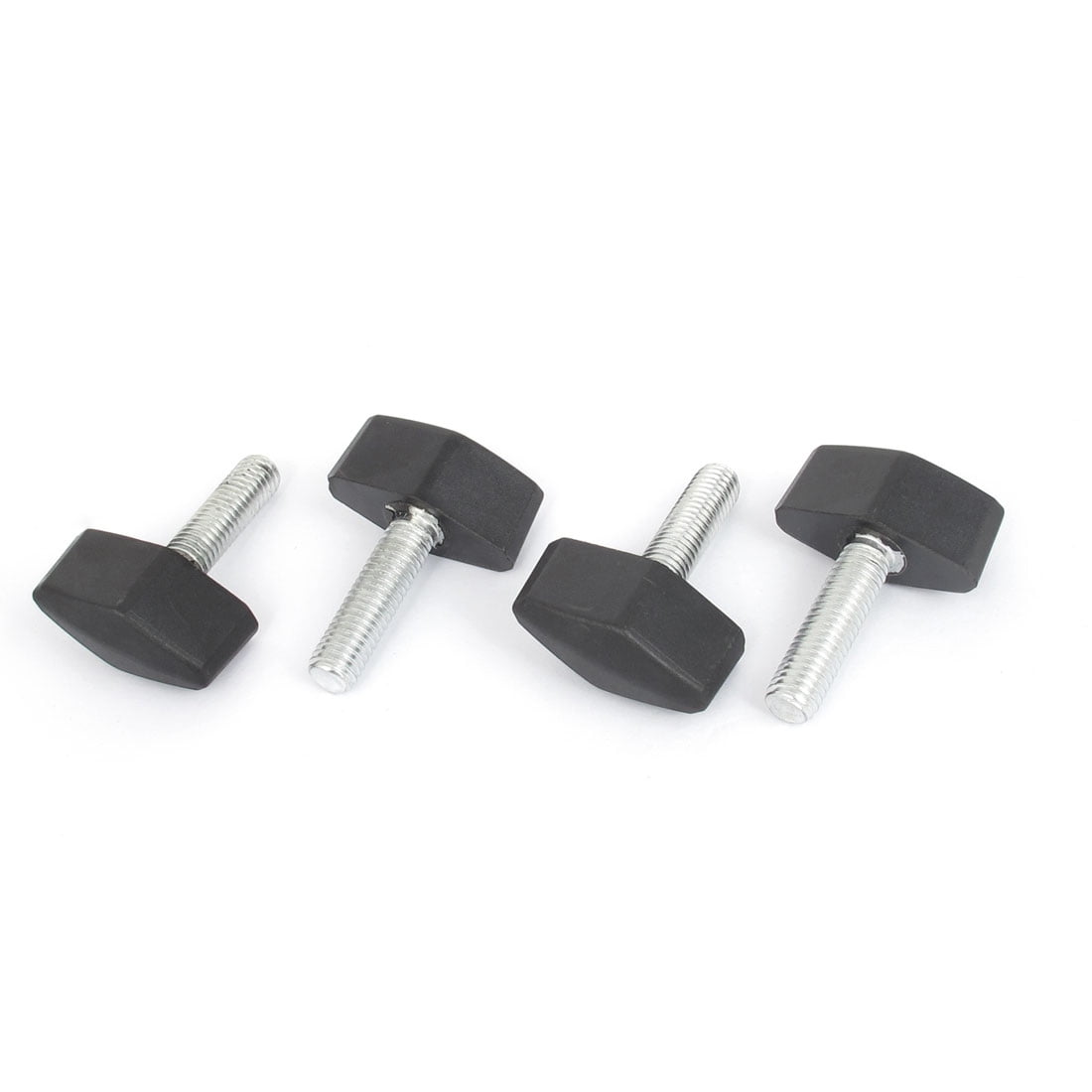 4pcs 6mm x 30mm Male Thread Plastic T Handle Screw On Type Clamping ...