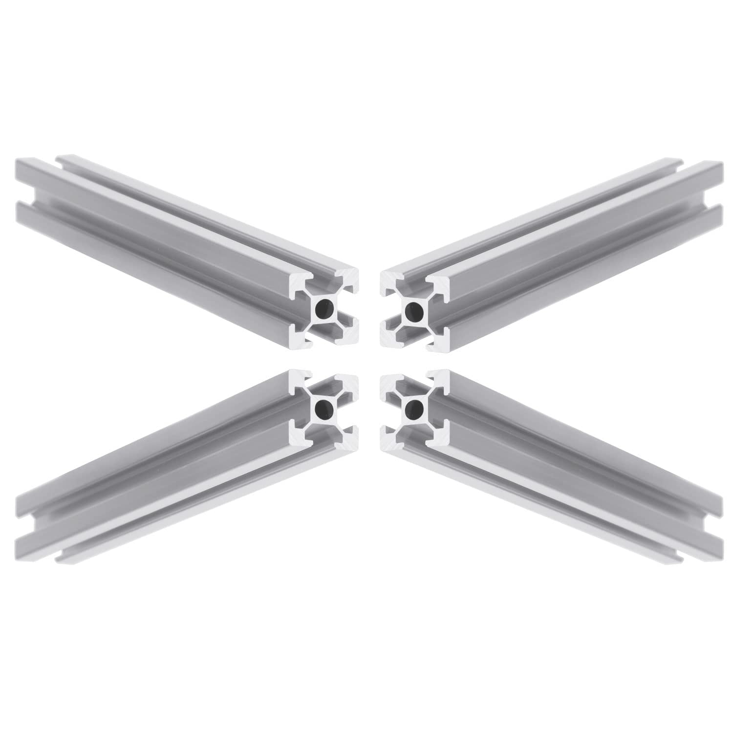 4pcs 700mm V Slot 2020 Aluminum Extrusion European Standard Anodized ...