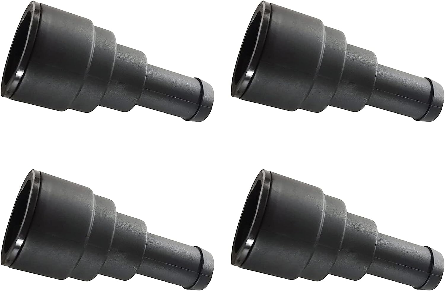 4pcs 800-409 Heater Core Coolant Hose Connector Fitting Inlet/Outlet 3 ...