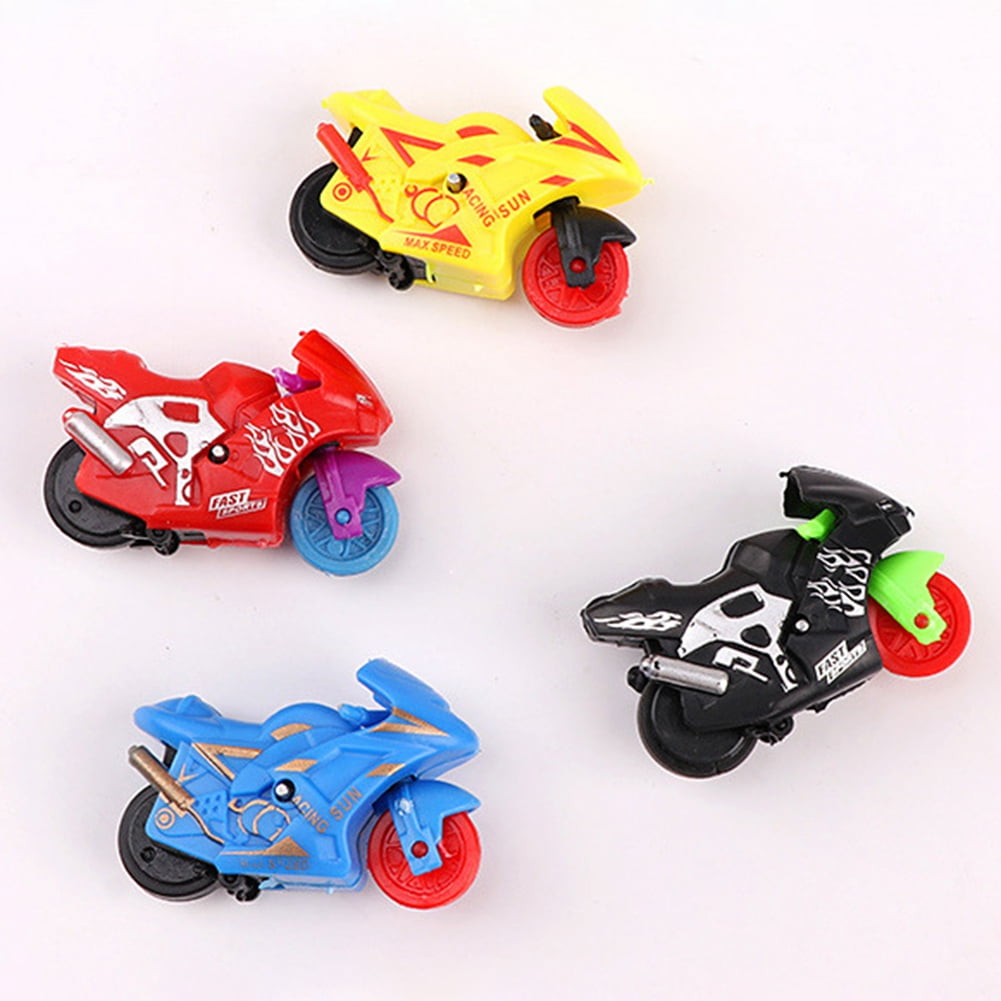 4pcs/8pcs Motorcycle Toys Set Miniature Motorbike Toys Plastic Friction ...