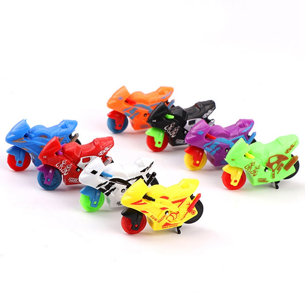 4pcs/8pcs Motorcycle Toys Set Miniature Motorbike Toys Plastic Friction ...
