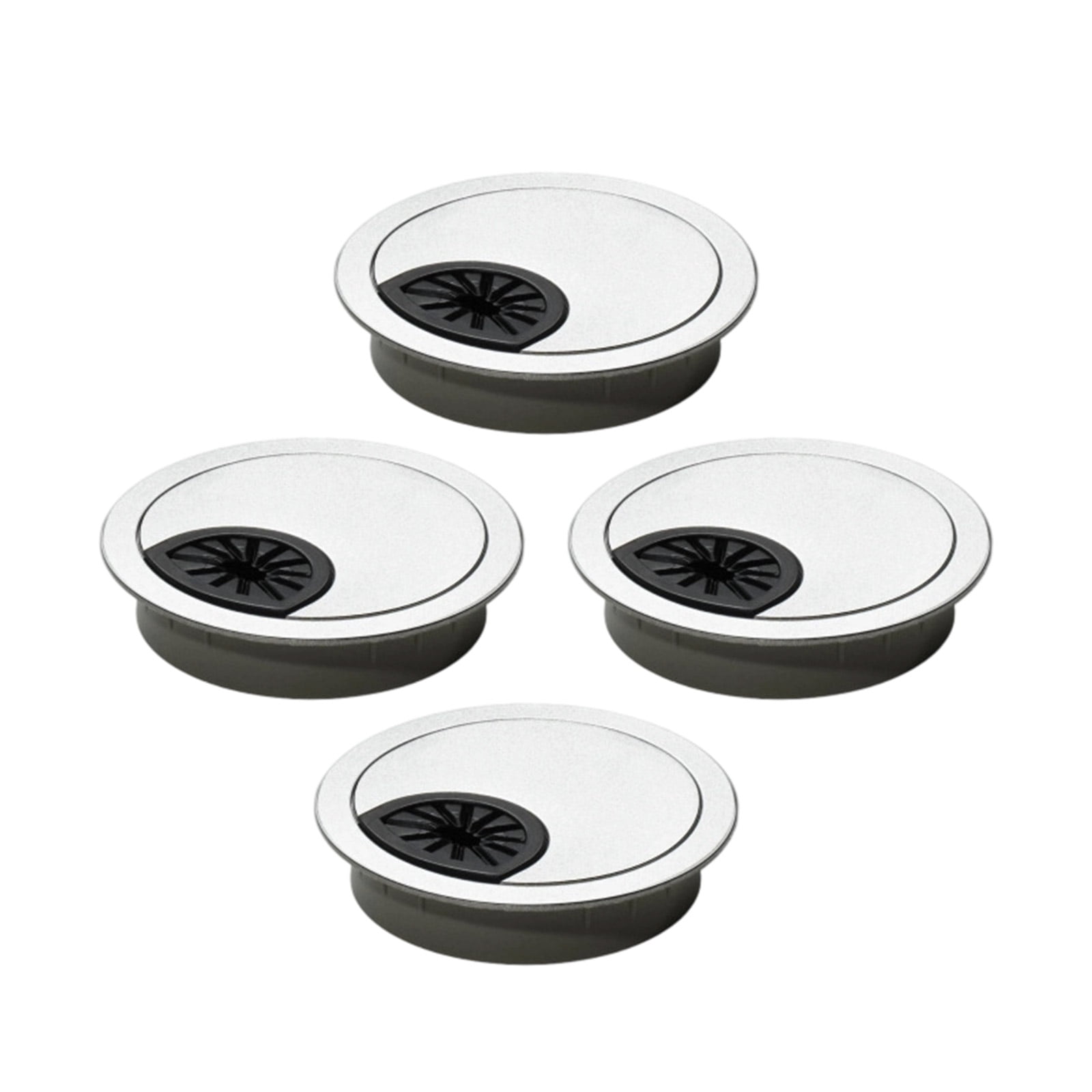 4pcs ABS Desk Cable Management Grommet Quick Install Wire Organiser For ...