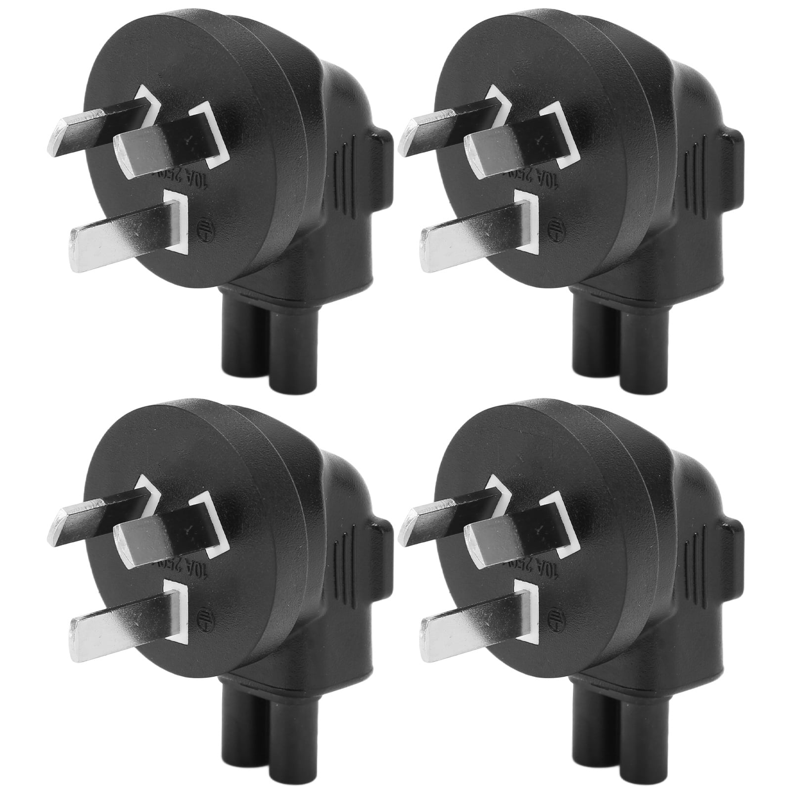4pcs AU 3 Pin Plug to IEC 320 C5 Power Adapter Universal Standard ...