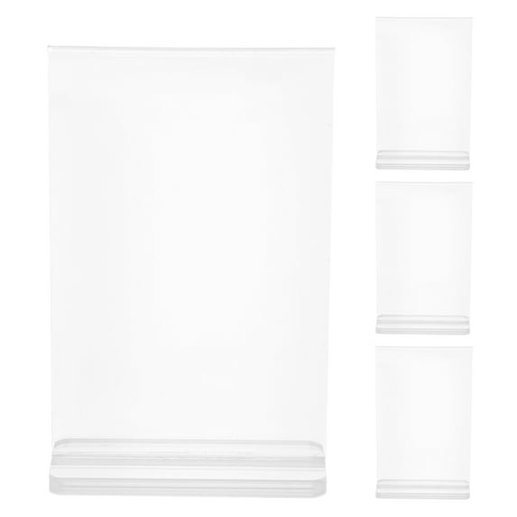 FONDOTIN Acrylic Menu Holders Adaptable Design Transparent for Storage ...