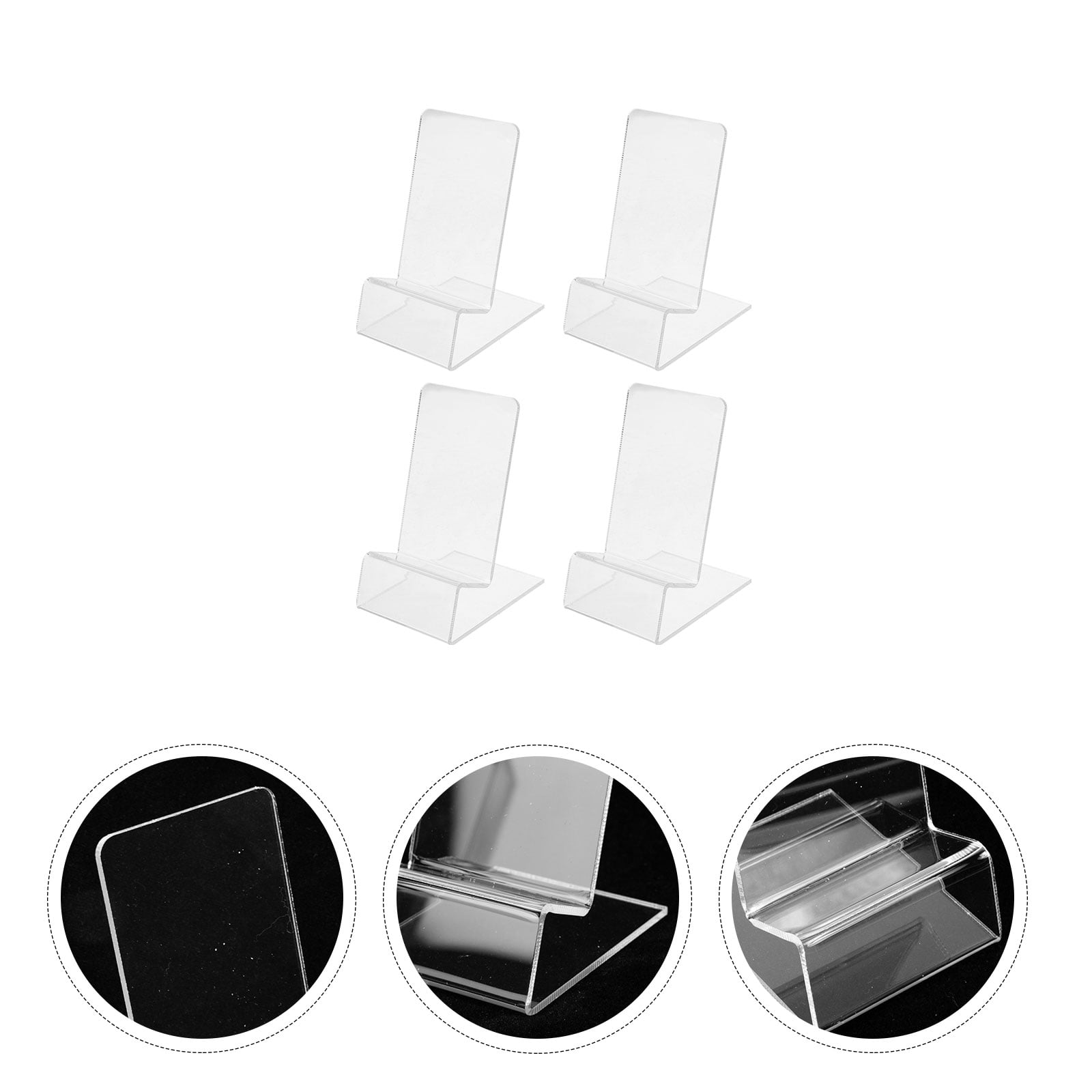 4pcs Acrylic Mobile Phone Display Holder Cellphone Stand Retail Show ...