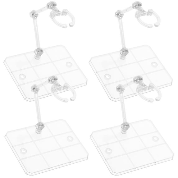 4pcs Action Figure Stands Adjustable Action Figure Display Stands Based ...