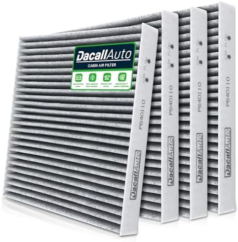 4pcs Activated Carbon Cabin Air Filter Set for T660 T680 T800 T880; for ...