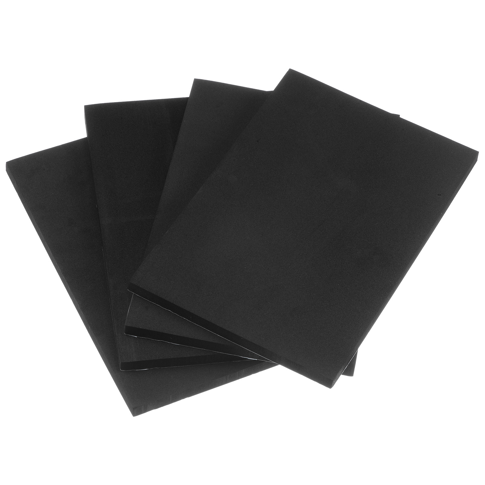 4 Packs Adhesive Foam Padding Sheets 1/2" Thick x 8" Long x 12" Wide EVA Foam Sheet Self Stick ...