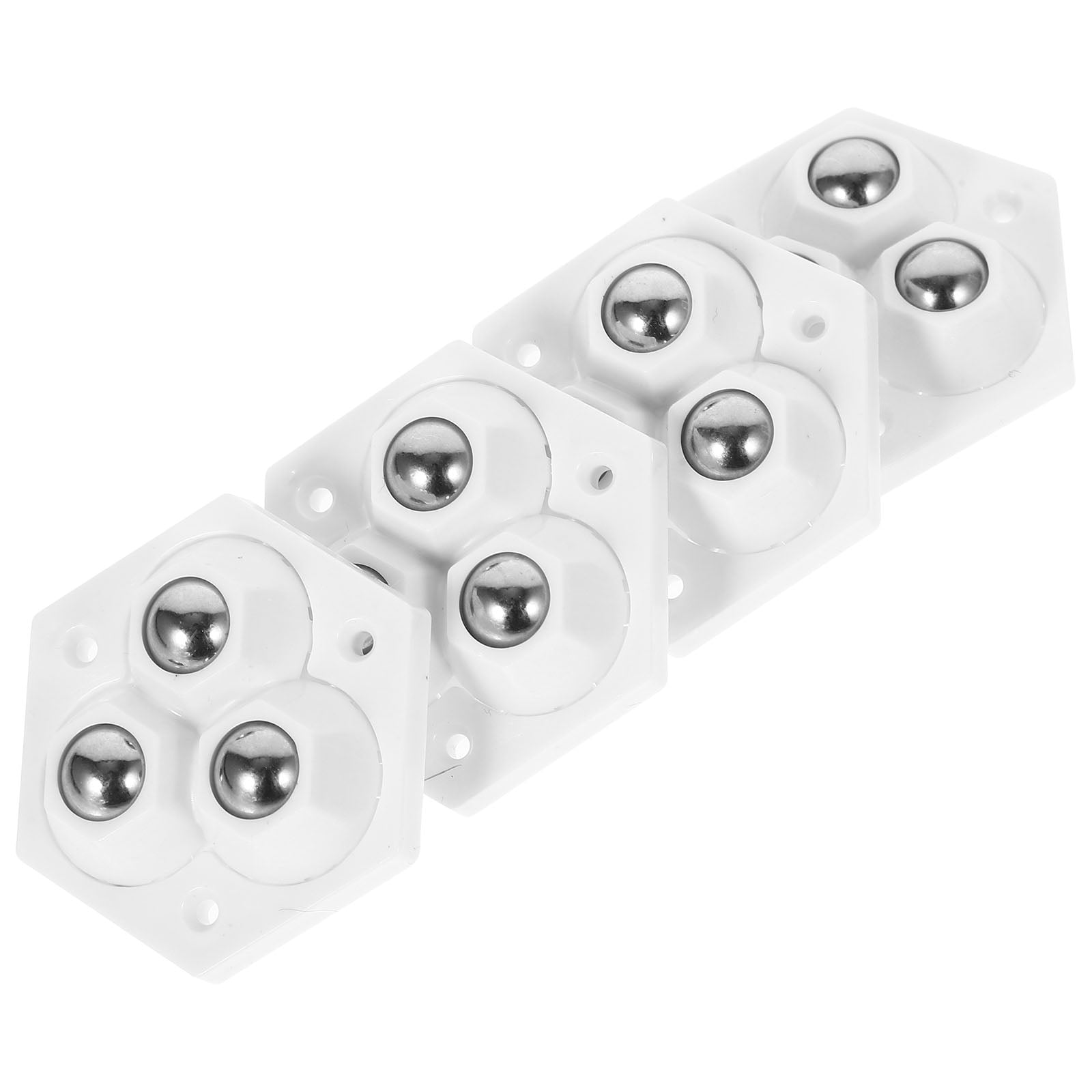 4pcs Adhesive Swivel Casters Small Caster Wheels Stick On Wheels for ...