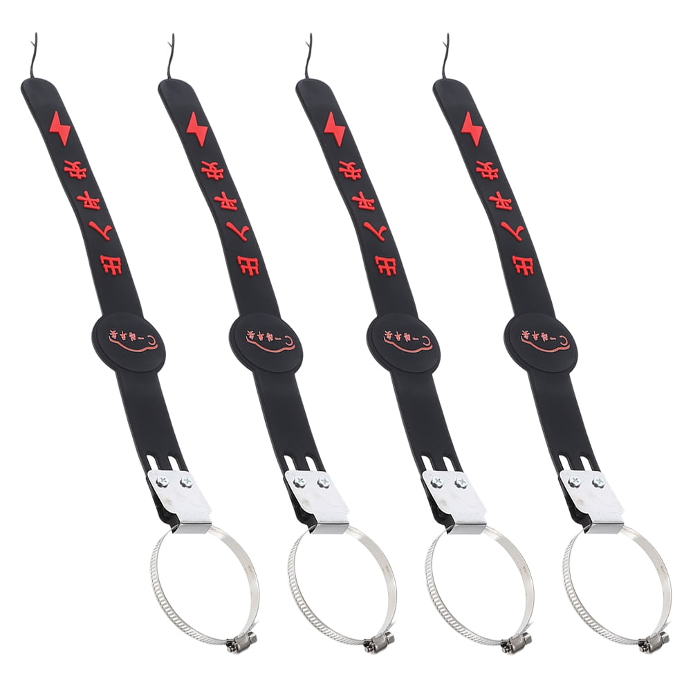 4pcs Adjustable Car Anti-Static Belt Static Discharge Strap For Vehicle ...