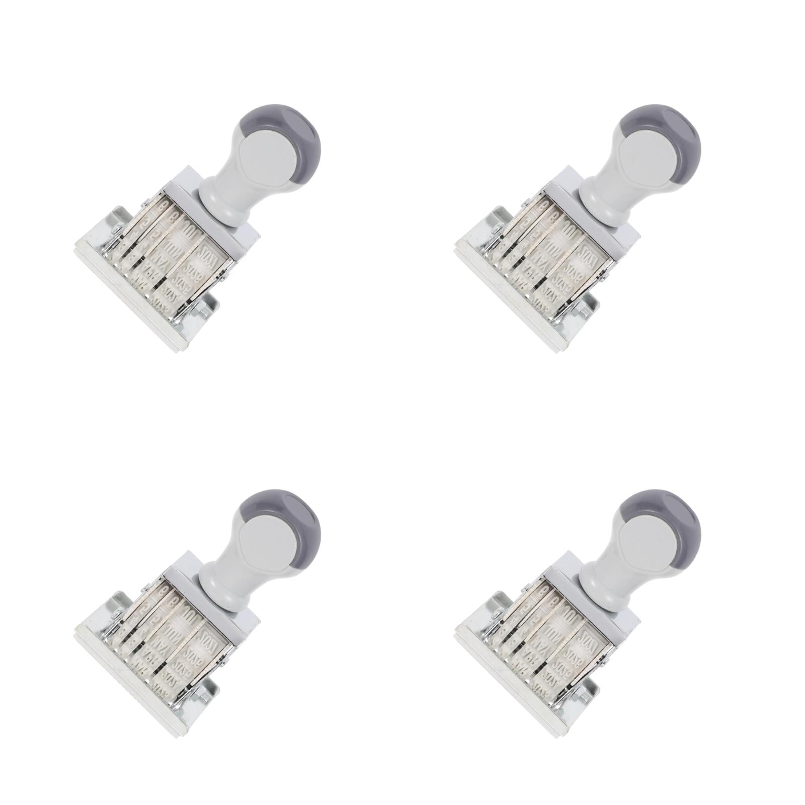 4pcs Adjustable Date Rolling Stamp Easy to Use 2022-2033 Stamp for ...