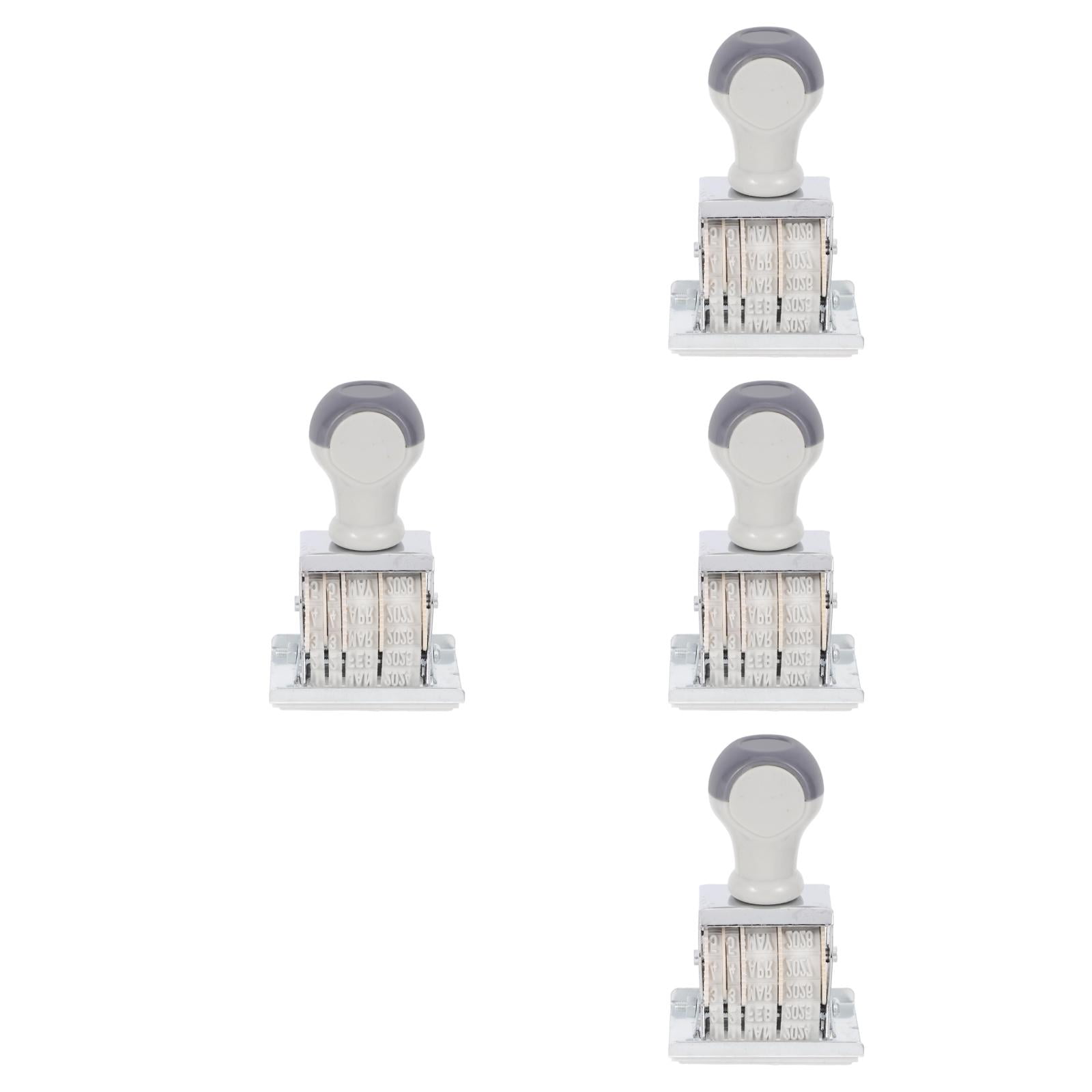 4pcs Adjustable Date Rolling Stamp of 2022-2033 Date Seal Diy Multi ...