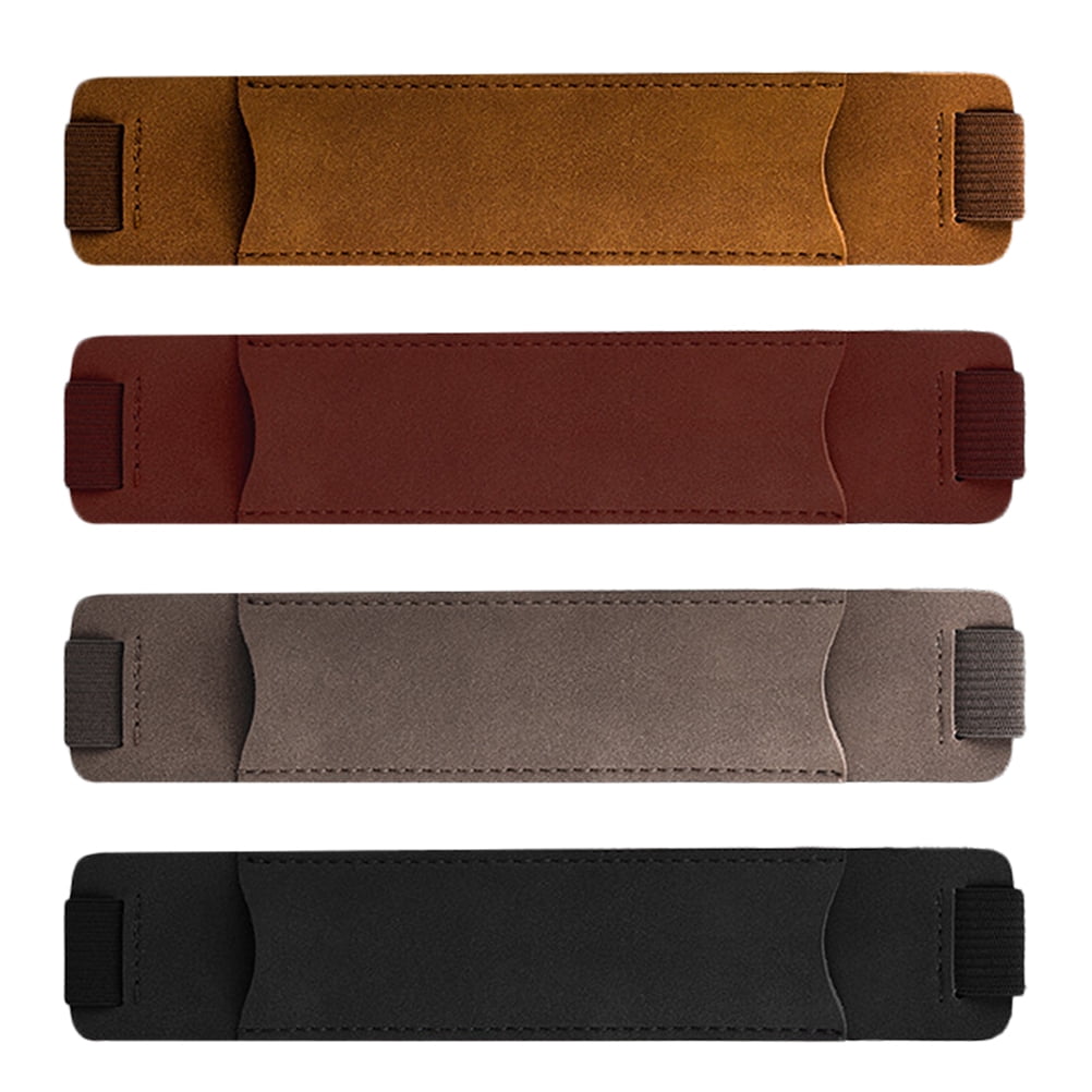 Customer reviews for 4pcs Adjustable Elastic Band Pu Leather Pen Holder ...