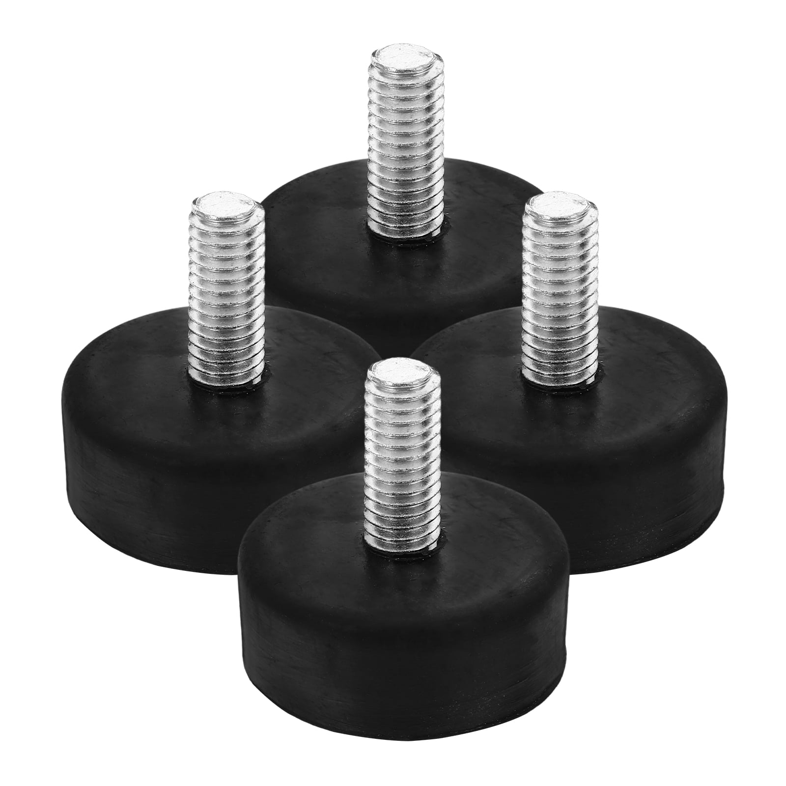 4pcs Adjustable Furniture Leveling Rubber Feet with Screws Threaded ...