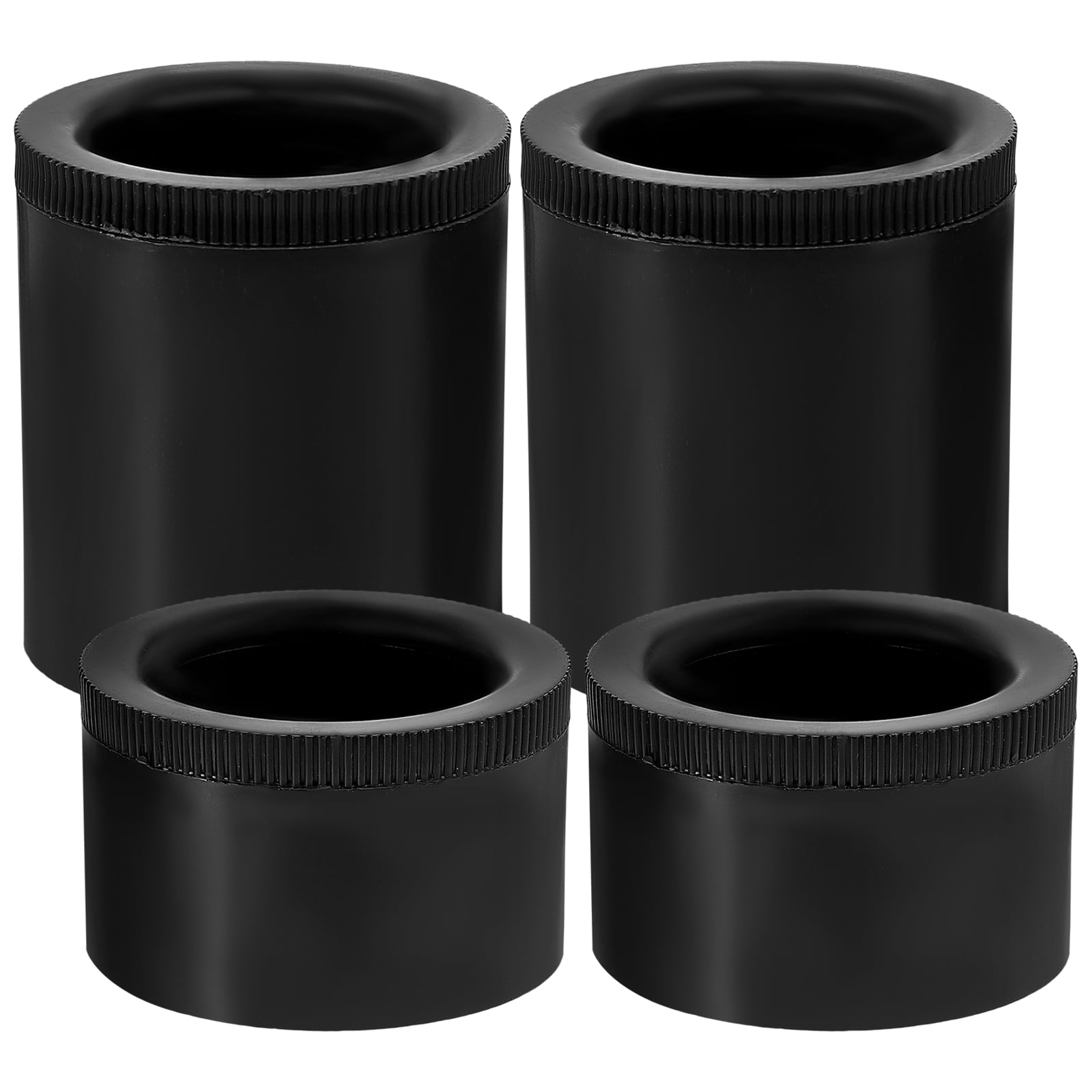 "FANN 4pcs Adjustable Furniture Risers, Lightweight PP Material, Black ...