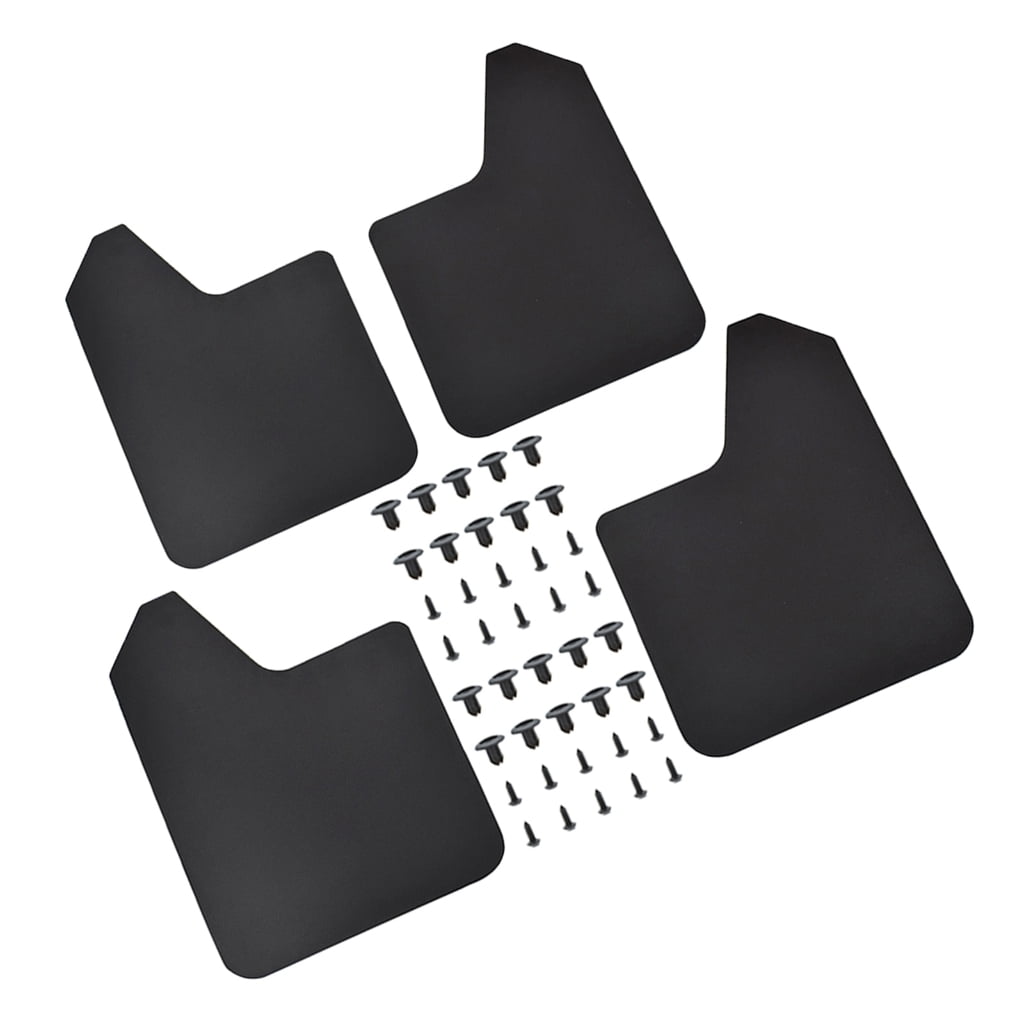 4pcs Adjustable Mud Flaps Weather Resistant Guards For Car SUVs Long Lasting Use Rural Drives ...