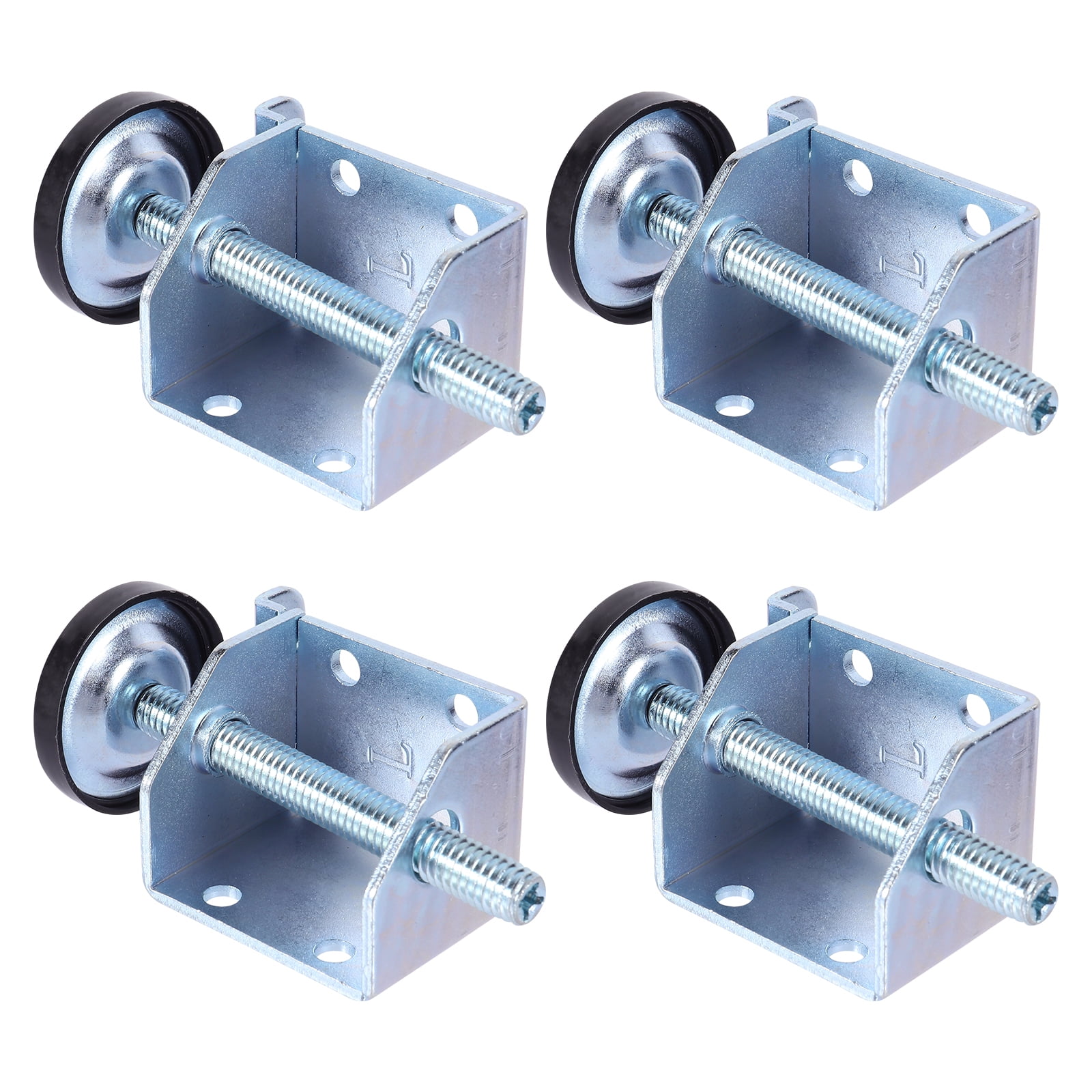 4pcs Adjustable Table Leg Levelers Wardrobe Leveling Feet Furniture ...