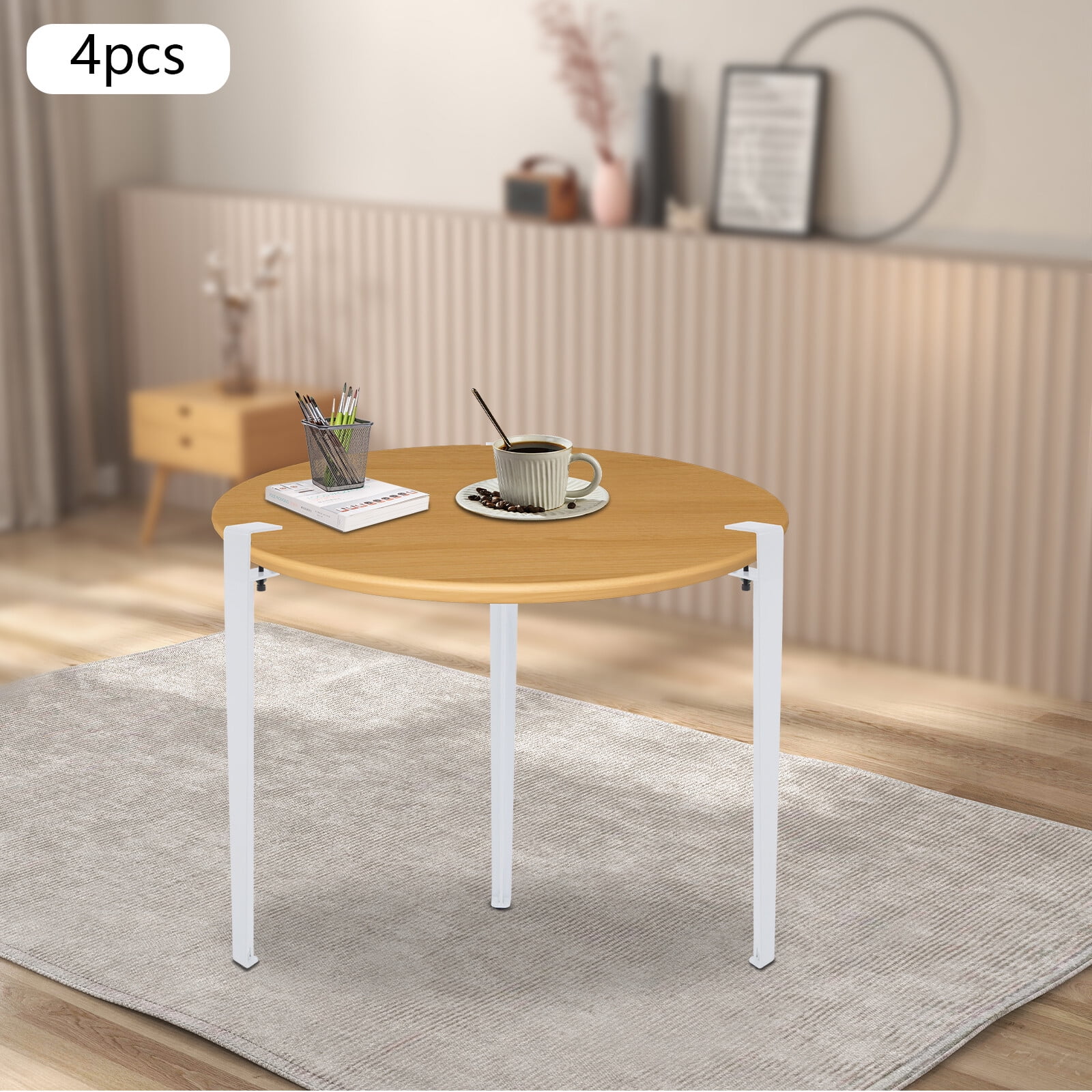 4pcs Adjustable Table Legs, Table Clamp Legs, F-shaped Table Legs White ...