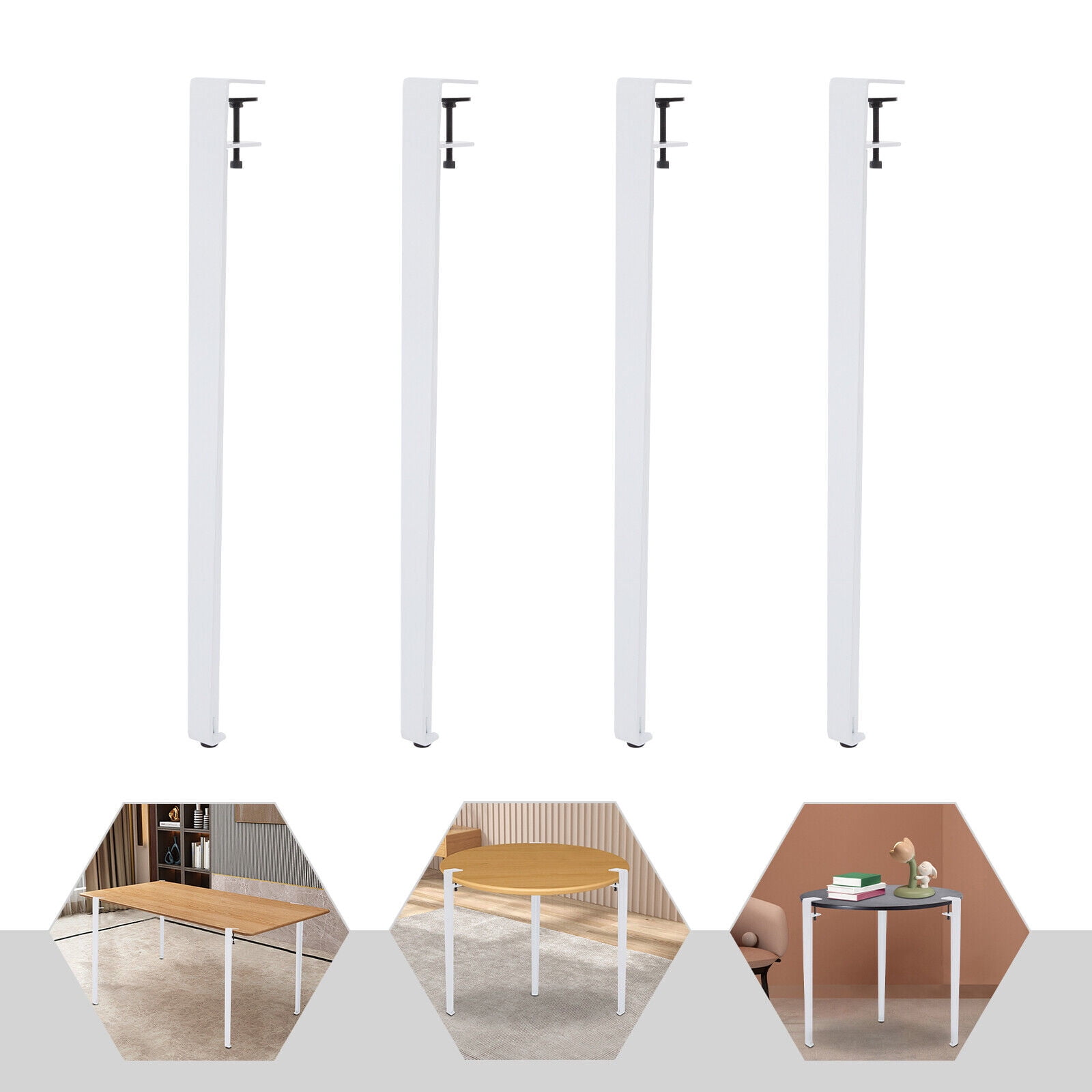 Adjustable Table Legs, Table Clamp Legs, 4pcs F-shaped Table Legs ...
