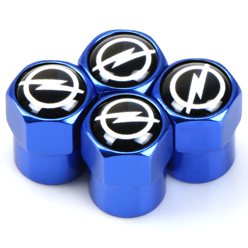 4pcs Aluminum Anti-theft Hexagonal Tire Valve Cap Automobile Tire Dust ...