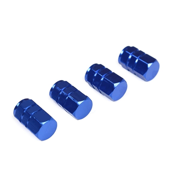 4pcs Aluminum Tire Valves Caps Hexagon Wheel Air Covers Dustproof ...