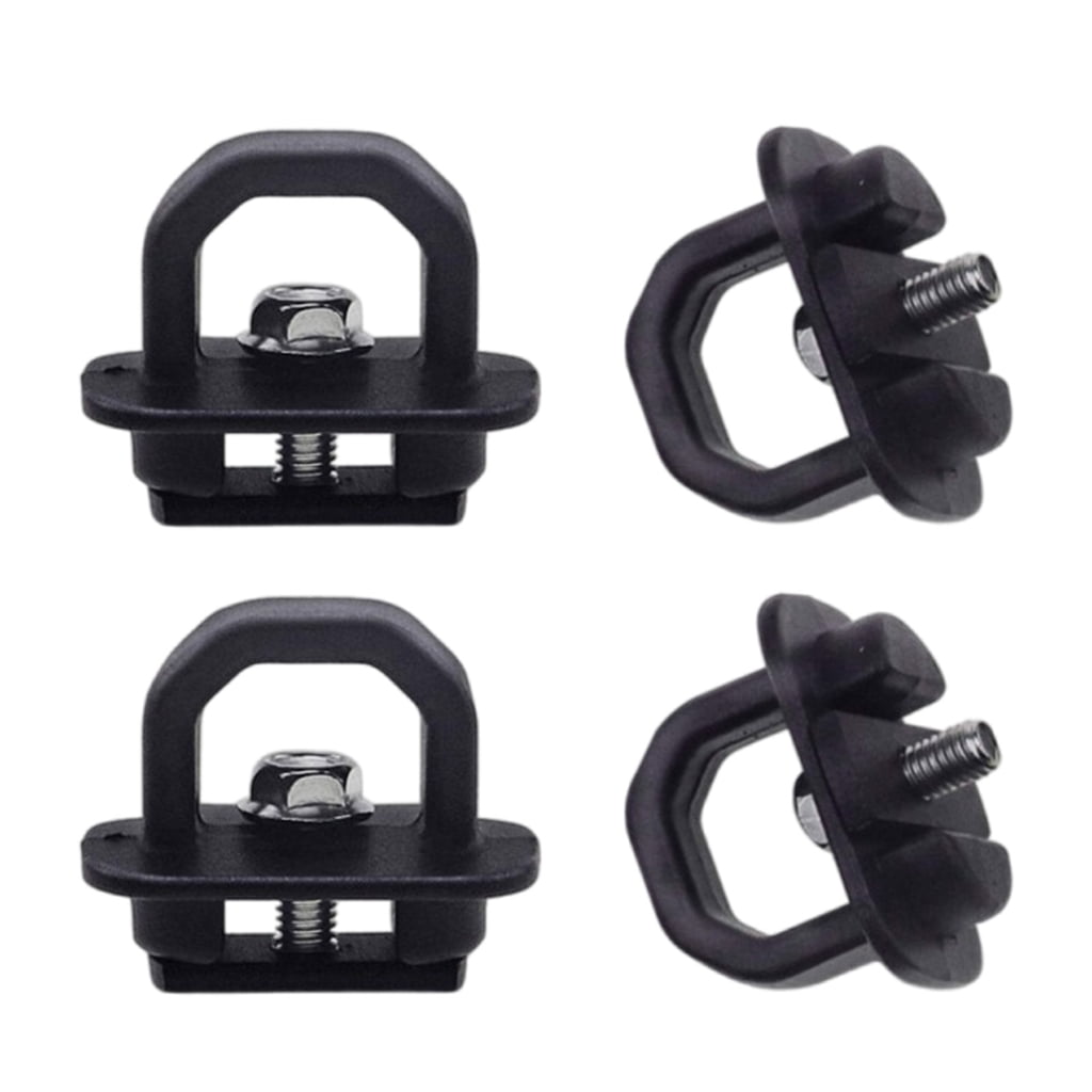4pcs Aluminum Truck Bed Cargo Tie Down Anchors Hooks for Pickup Secure ...