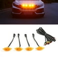 4pcs Amber Lens LED Front Bumper Grille Light Fit For for Ford Explorer ...