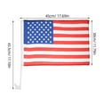 4-Pack American Car Flags for Truck and Vehicle , Polyester National ...