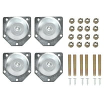 4pcs Angled Legs Fixing Plate Bracket Furniture Table Feet Set W/Screws ...
